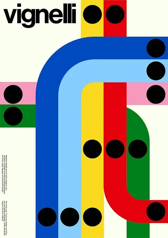 250 online posters to celebrate the 90th anniversary of Massimo Vignelli : Vignelli90 is an ...