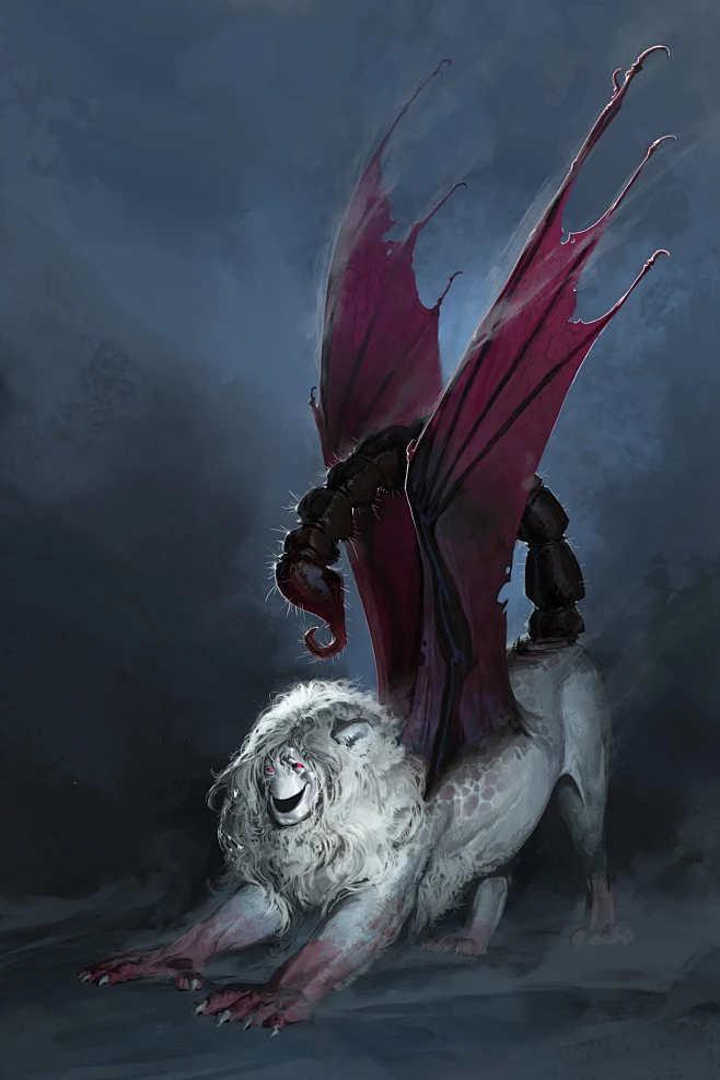 Frith Chronicles Bestiary Paintings -花瓣网