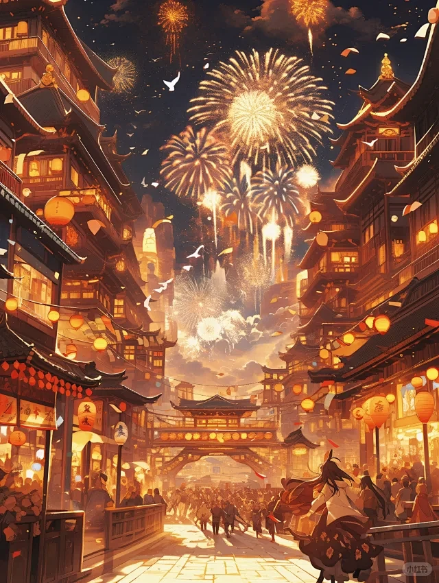 古风花灯背景ai - 小红书搜索-花瓣网