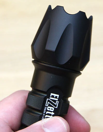 Elzetta ZFL-M60 LED Flashlight Crenelated Bezel-花瓣网