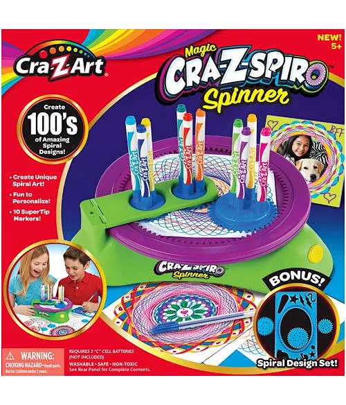 Cra-Z-Art, Magic Spiro Spinner, Spiro Spinner, Spin Art-花瓣网
