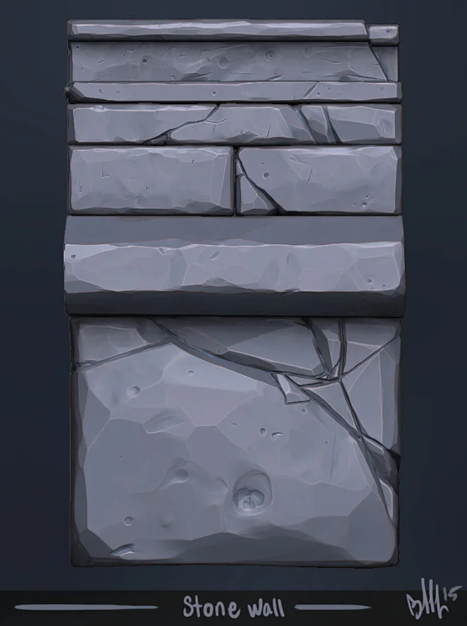 Stone wall sculpt, Blake Maier : Stone wall sculpt by Blake Maier on ArtStation.-花瓣网