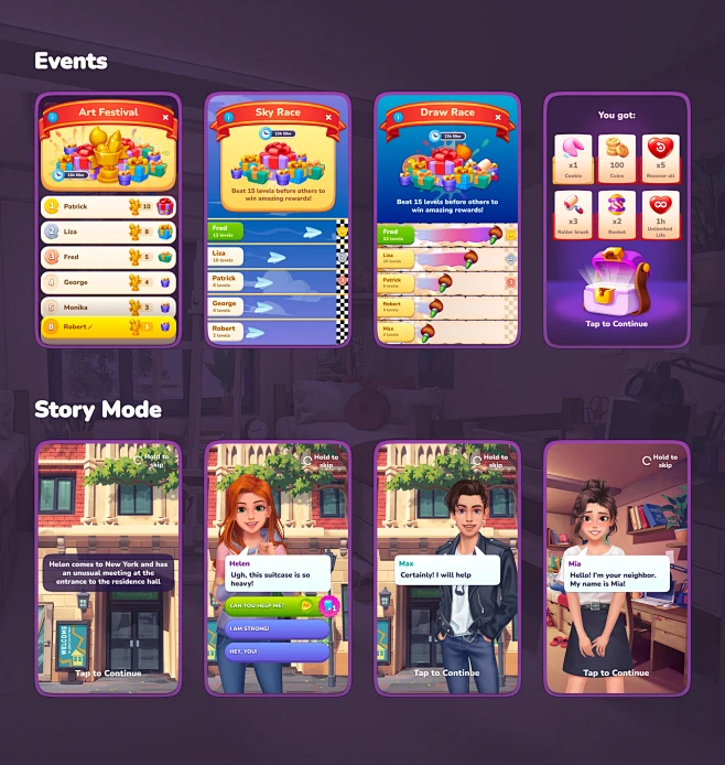 Color Blast: Block Smasher (Game UI)-花瓣网