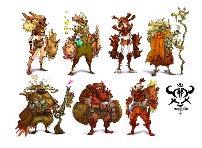 Poqo male warriors, Max Gon : Poqo male warriors by Max Gon on ArtStation.