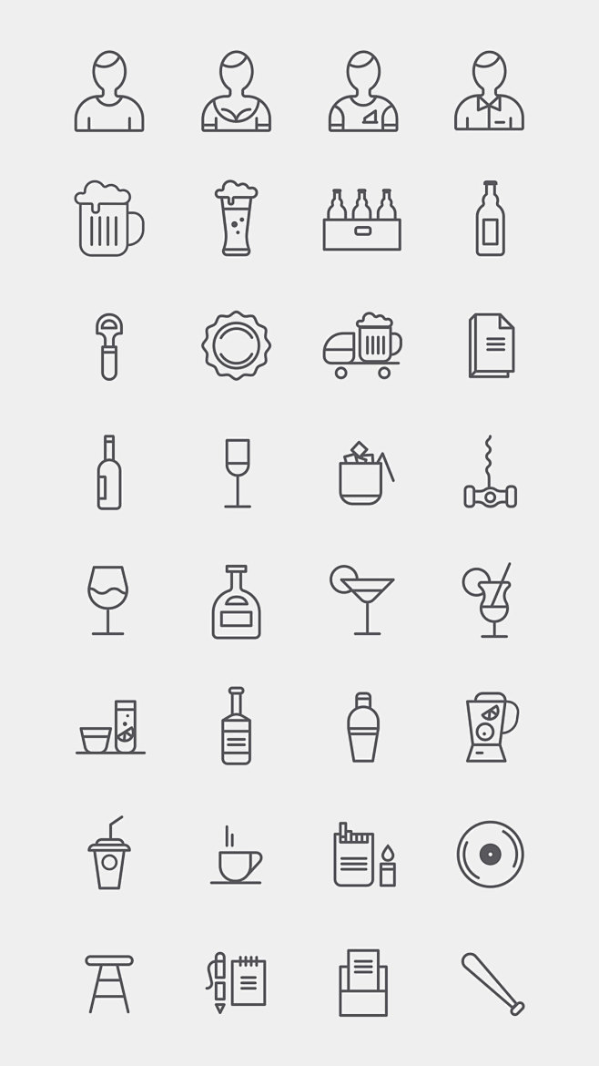 Bar Icons