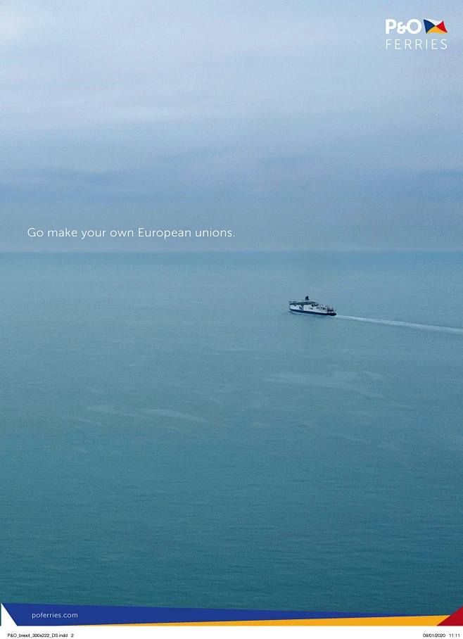 P&O Ferries Outdoor Advert By Publicis: Brexit Reassurance Campaign ...