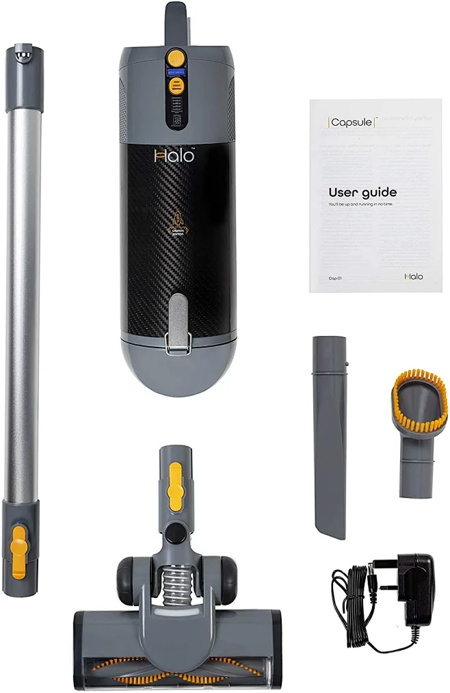 Halo Capsule Lightweight Cordless Vacuum Cleaner CAP-01 Li-Ion 32V plus ...