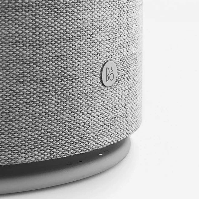 The Beoplay M5 is covered in an acoustically transparent wool-blend ...