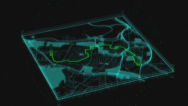 FUI Map Animation, William Cameron : I found a great illustrator add on ...