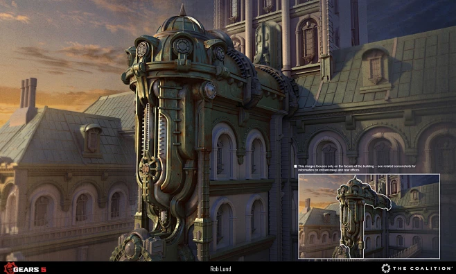 Facade design for the multiplayer map Asylum.-花瓣网