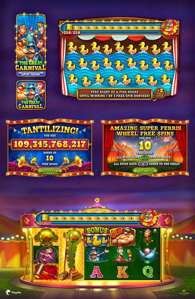 The Circus slot.-花瓣网