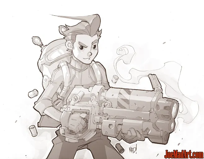 boss-101-fan-art-spiffy-rendition-of-steve-and-max-joe-madureira ...