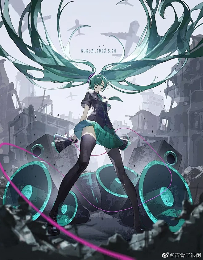 初音未来-花瓣网