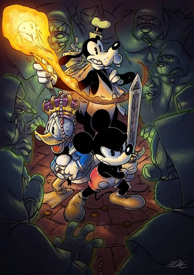 Mickey, Donald and Goofy by EddyNat on DeviantArt Goofy Disney, Walt ...