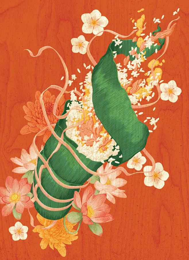 Sticky Rice Cakes : Editorial illustration commissioned by This ...