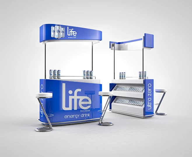 Life Energy Drink : POSM material creation-花瓣网