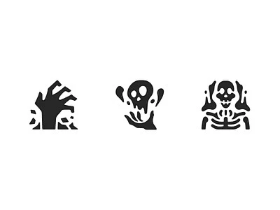 Necromancer RPG game icons necromancer logo ui rpg glyph game design ...