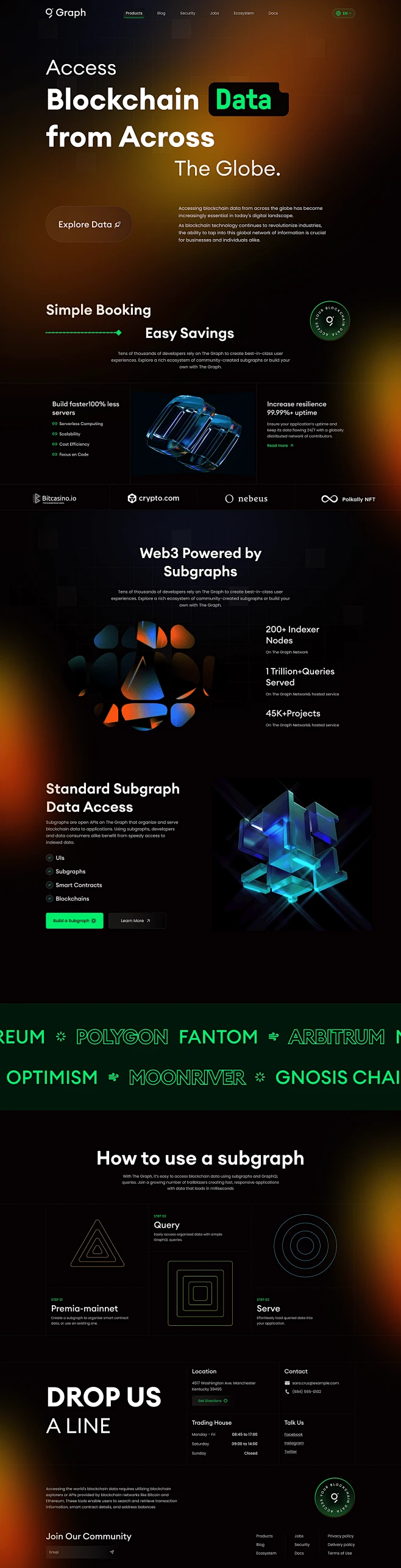 Web3 Landing page :: Behance-花瓣网