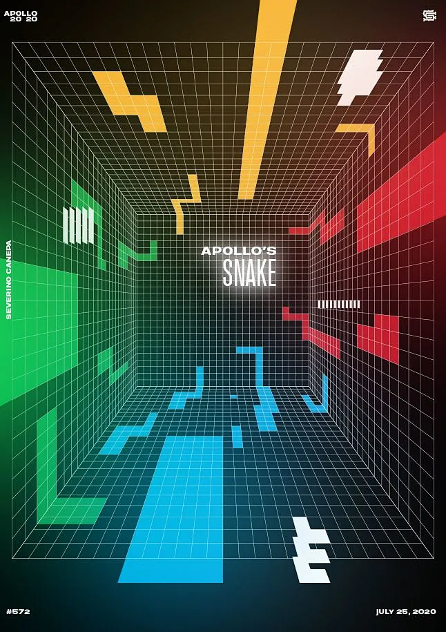 Apollo's Snake Poster #572-花瓣网