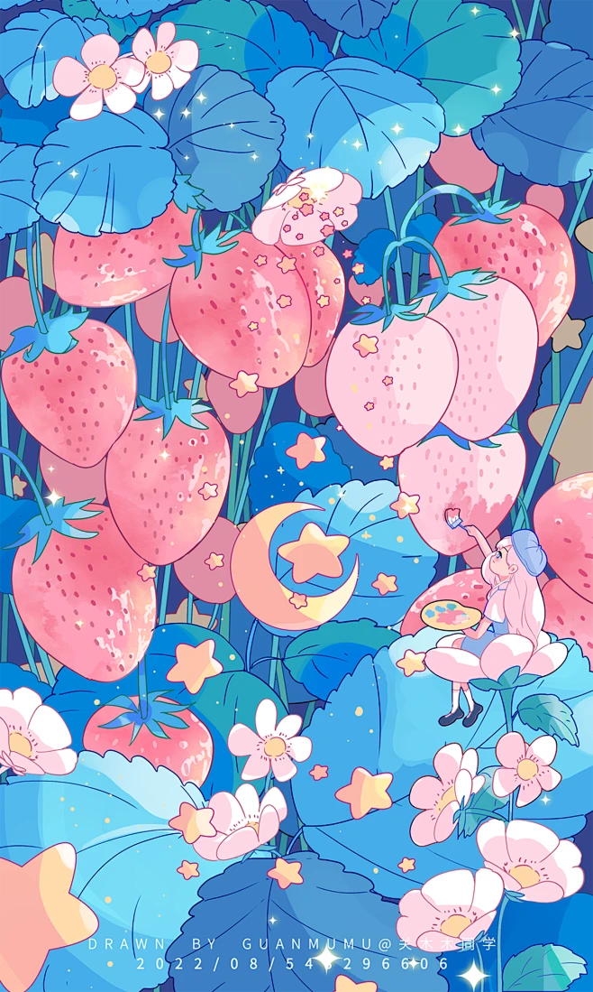 七八月的梦幻系_关木木同学__插画师作品_涂鸦王国gracg.com-花瓣网