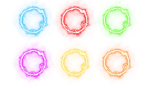 圆圈光效-花瓣网