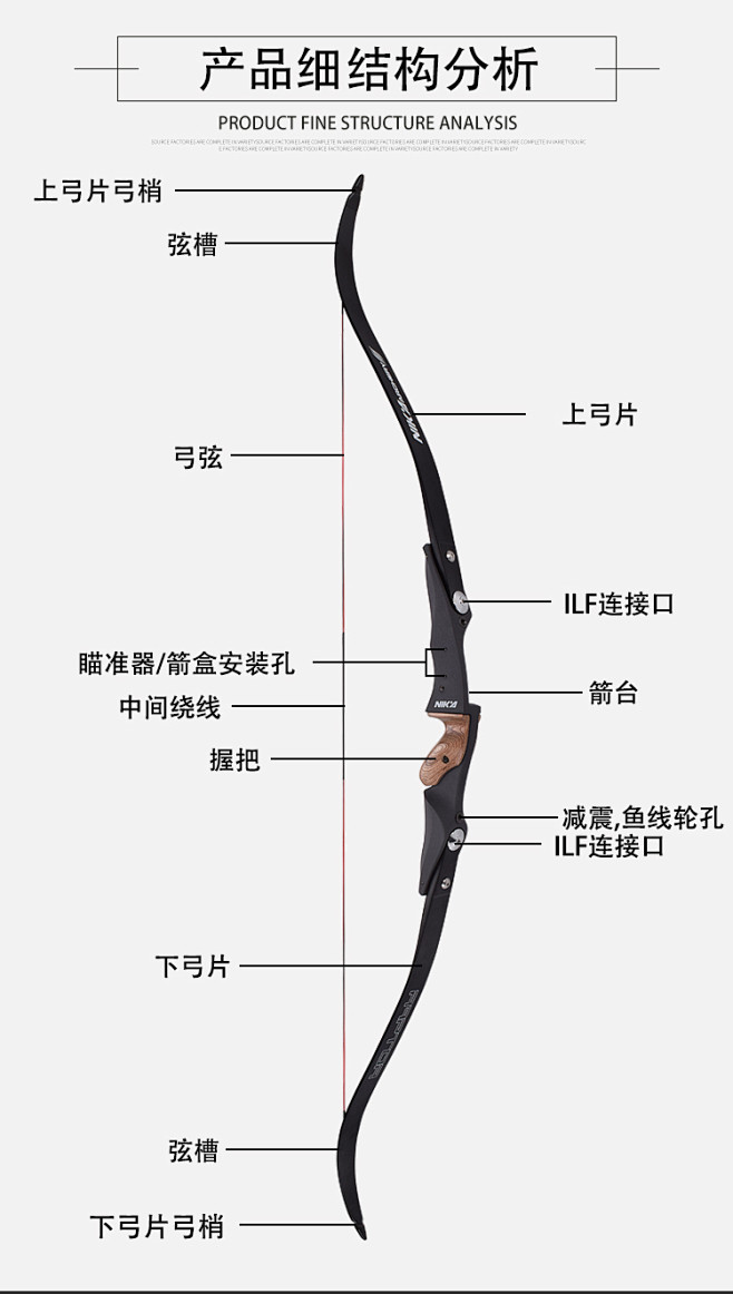 美猎弓NlKA进口美猎反曲弓左手款/右手款弓箭套装弓箭射击运动-淘宝网