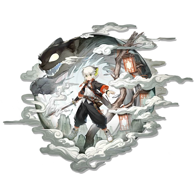 【明日方舟】罗小黑-花瓣网