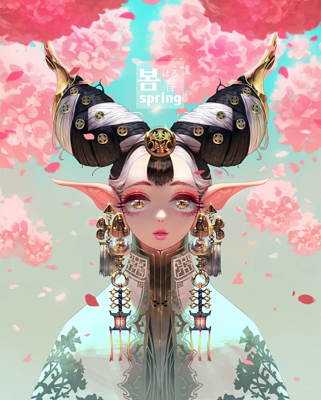 spring fairy图片_插画图片素材-花瓣网