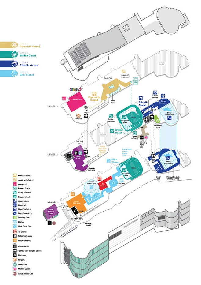 NMA Way Finding Graphic : Visitor guide map for the NMA. This national ...