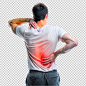 back pain transparent background