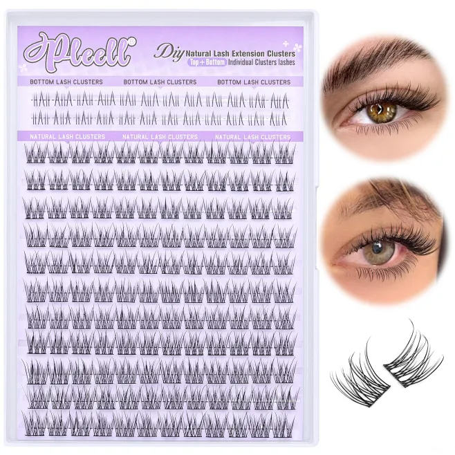 Amazon.com: Lash Clusters Wispy Eyelash Clusters Natural Eyelashes ...