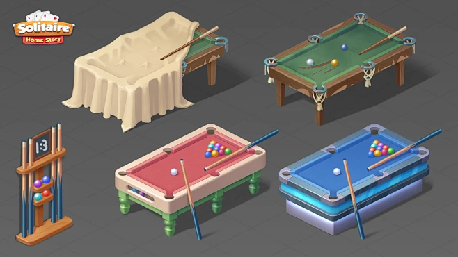 Solitaire Home Story-花瓣网