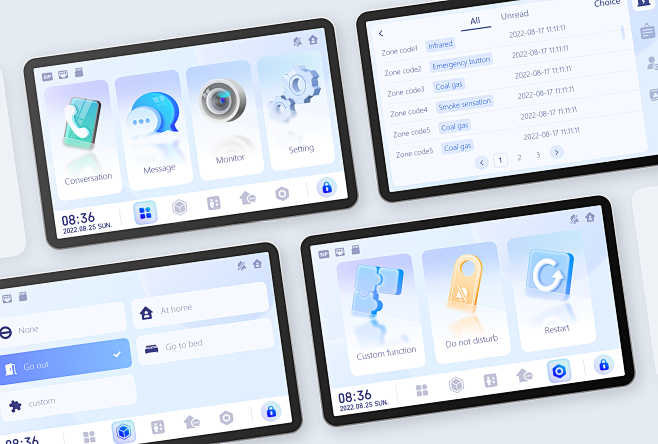 Smart Home Device UI，Intelligent Hardware by Shaw on Dribbble
