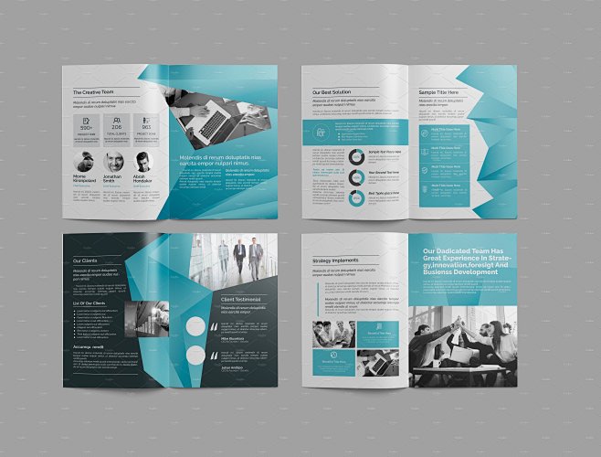 Abstract Clean Brochure - Brochures - 5