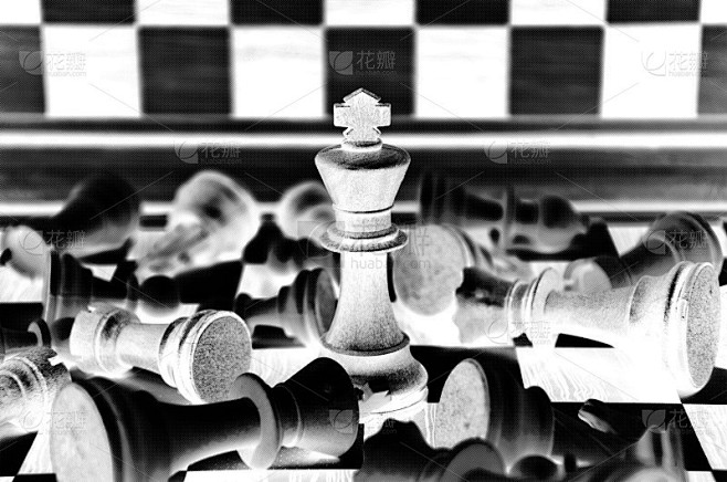 King in chess table/ Photoshop滤镜