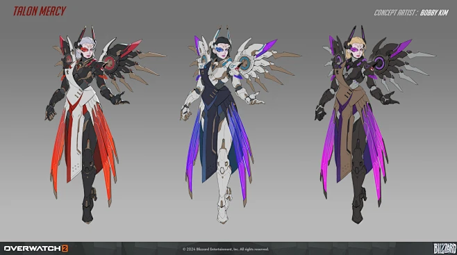 Overwatch 2: Mercy Mythic Skin Concept-花瓣网