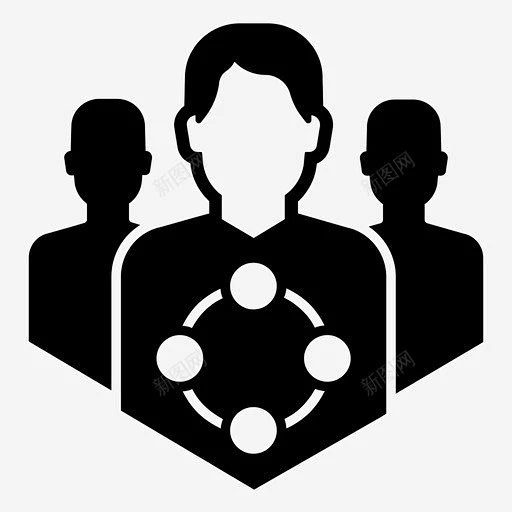 人力资源团队部门协同图标 页面网页 平面电商 创意素材-花瓣网