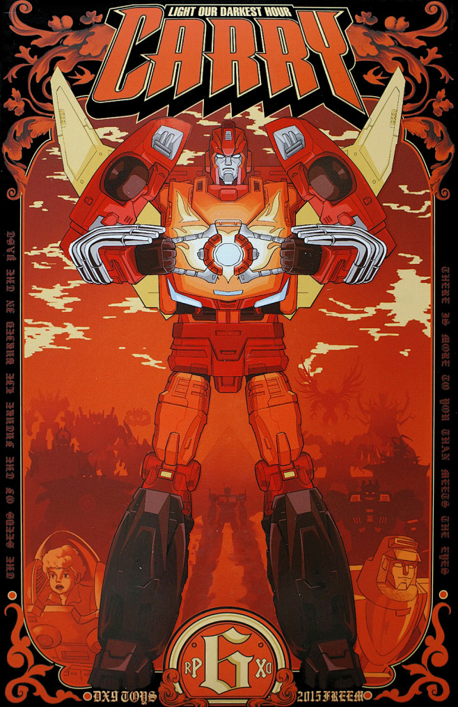 第三方变形金刚产品封绘欣赏 DX9 补天士