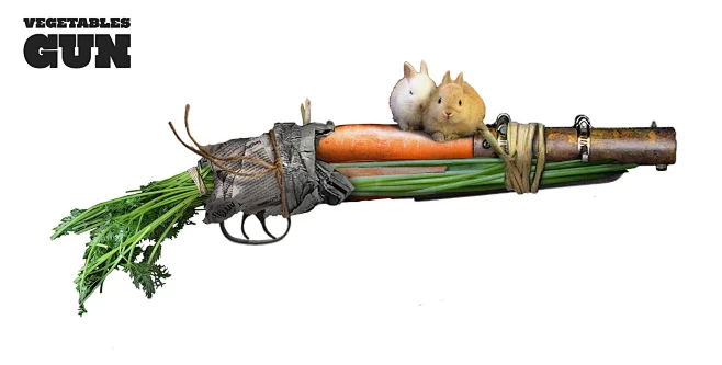 VEGETABLES GUN-花瓣网