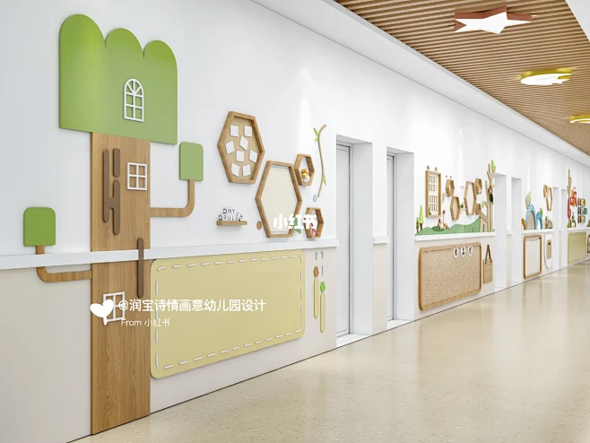 幼儿园过道环创分享-花瓣网