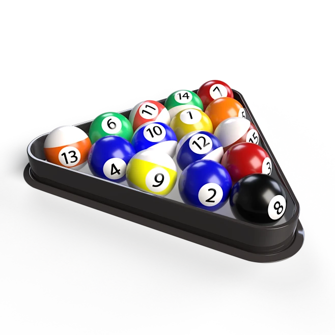 —Pngtree—billiard balls pyramid isolated on_5325305-花瓣网