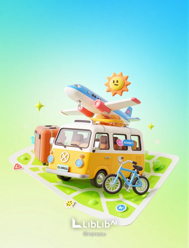 阿纯_FLUX 电商运营C4D潮酷cool风格-LoRA-阿纯-LiblibAI-花瓣网