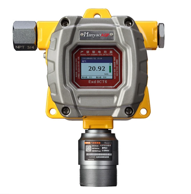 Fixed on - line oxygen detector gas detector gas alarm harmful toxic ...