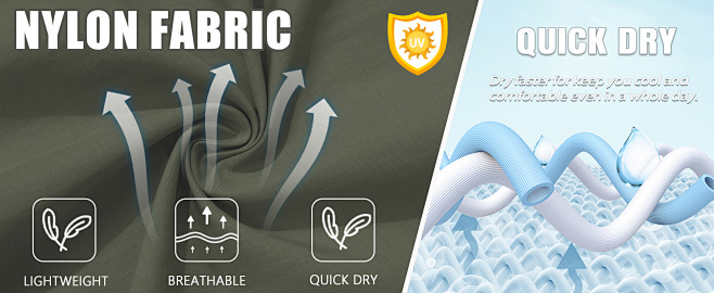 Nylon, quick dry fabric
