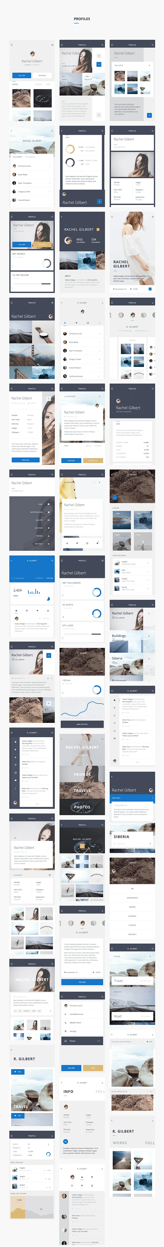 Thunder UI Kit : Highly polished mobile UI Kit-花瓣网