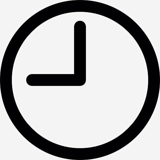 圆形时钟九点图标