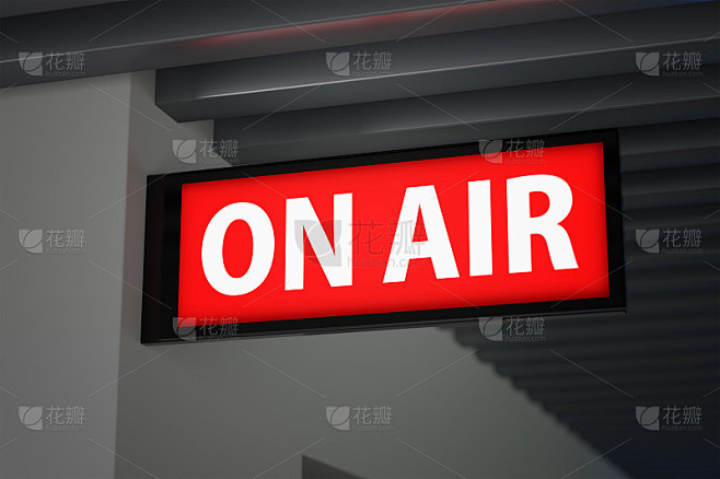 红色ON AIR标志