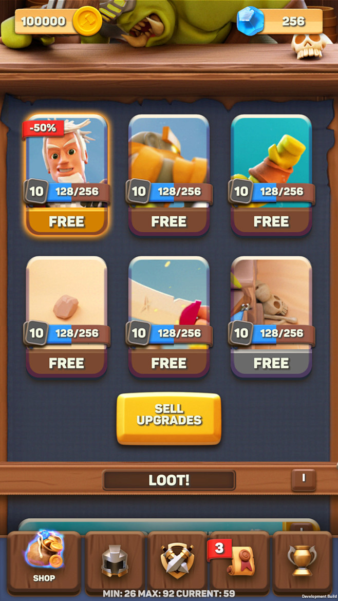 Diegetic UI for mobile games