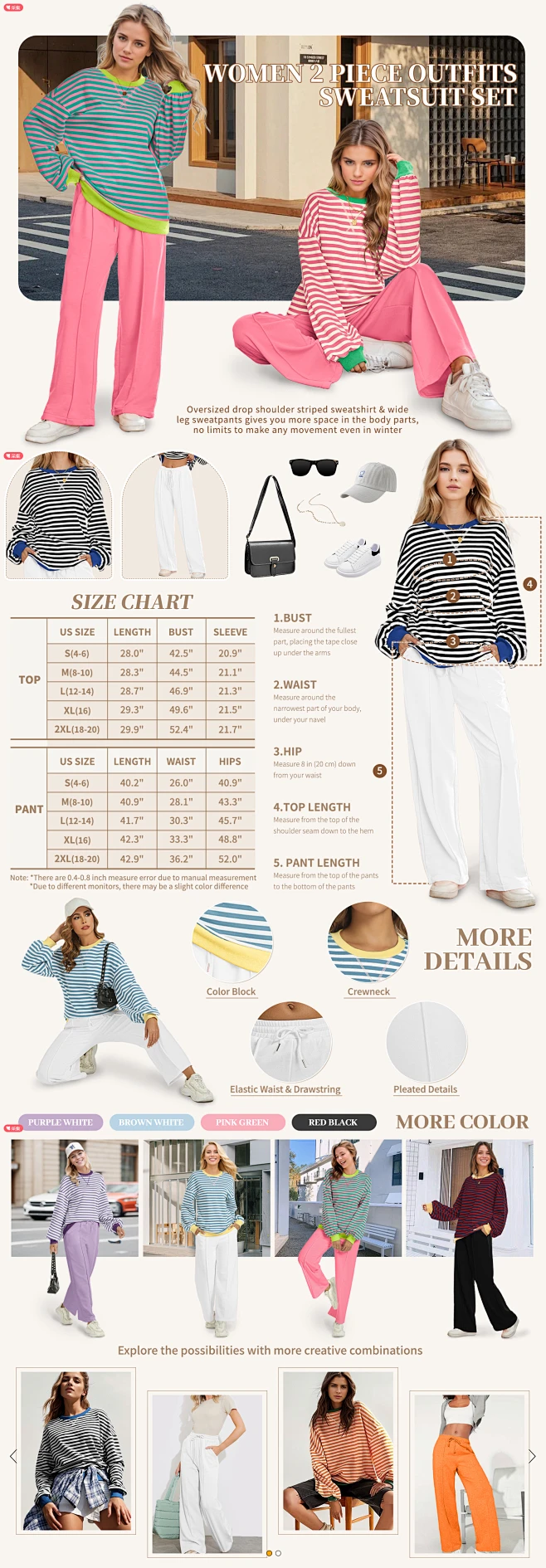 Amazon.com: Kikibell Comfy Sets for Women Clothing Womens Clothes Y2K Tops Athleisure Women ...