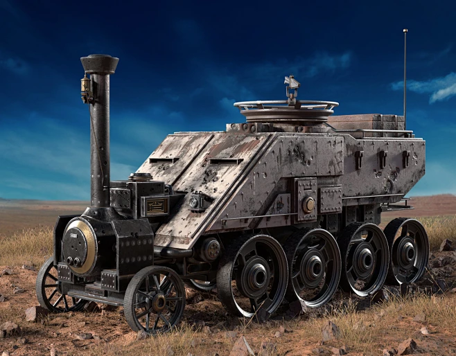 Armored Wagon, Bohdan Lvov : Second prop for #wildwestchallenge Prop ...